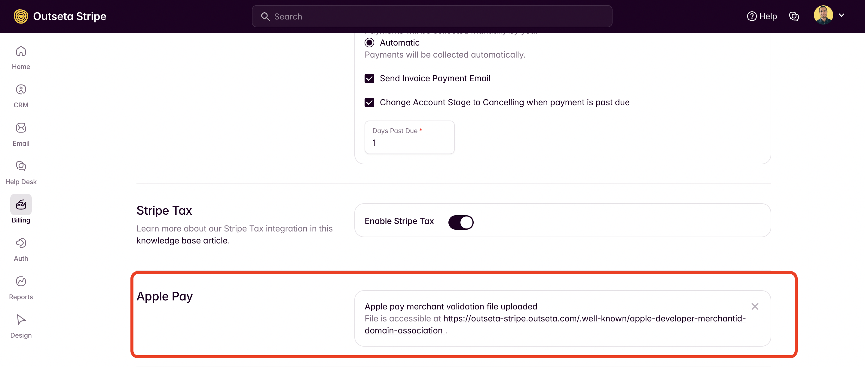 Enable additional payment methods | Outseta Knowledge Base