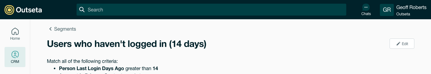 Segments | Outseta Knowledge Base