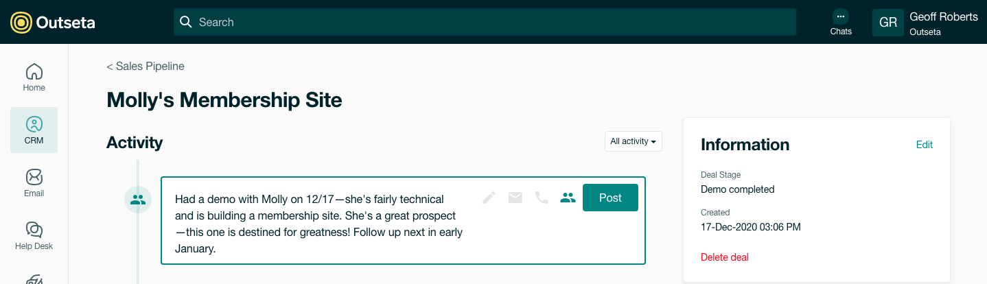 Outseta Knowledge Base