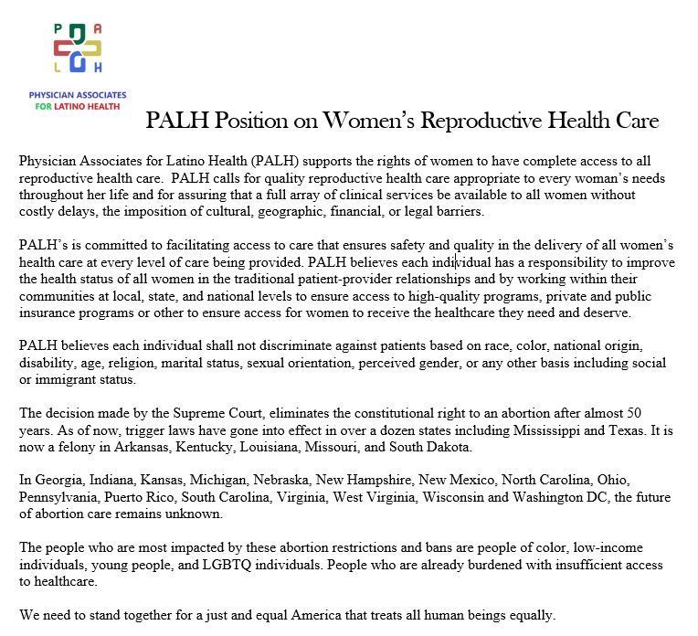 The Physician Associates For Latino Health | My PA Network