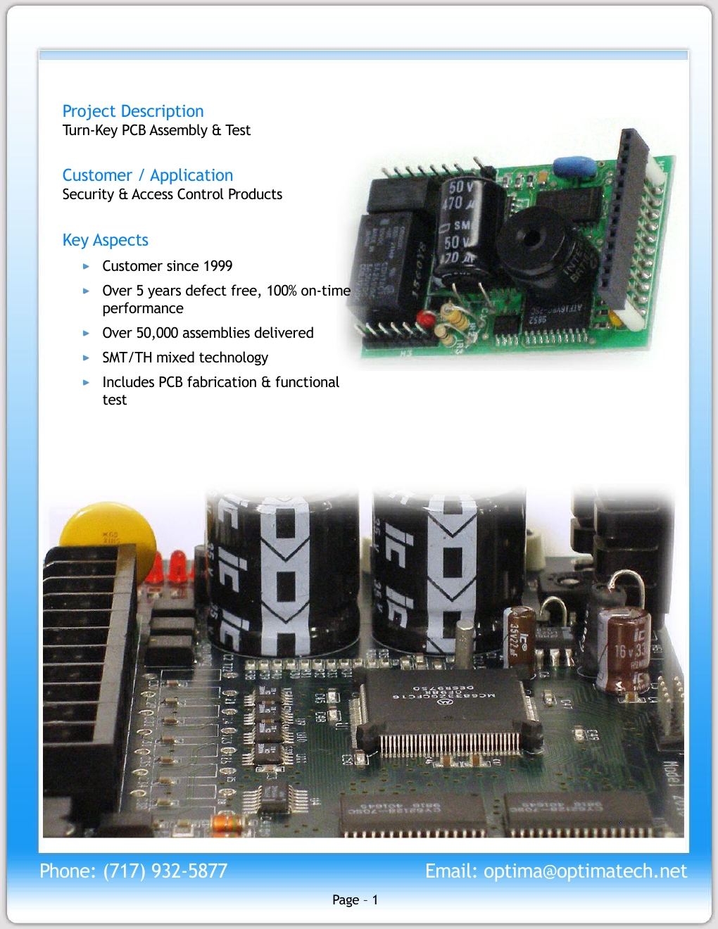 Optima Technology Associates - Powered by PageTurnPro.com