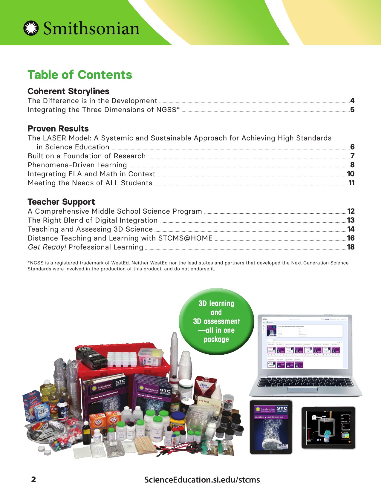 STCMS Program Overview, Grades 6-8 - Powered by PageTurnPro.com
