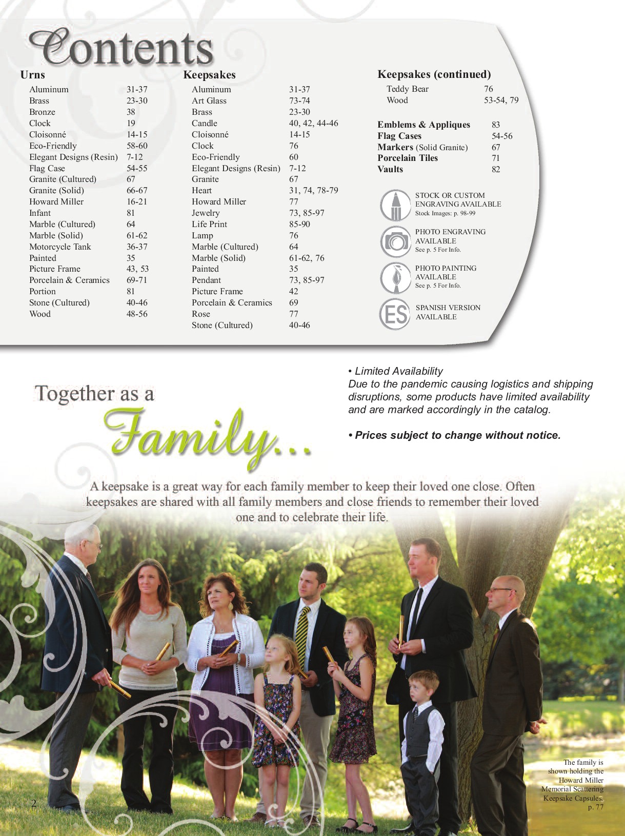 Crescent Memorial List Pricing - Powered by PageTurnPro.com