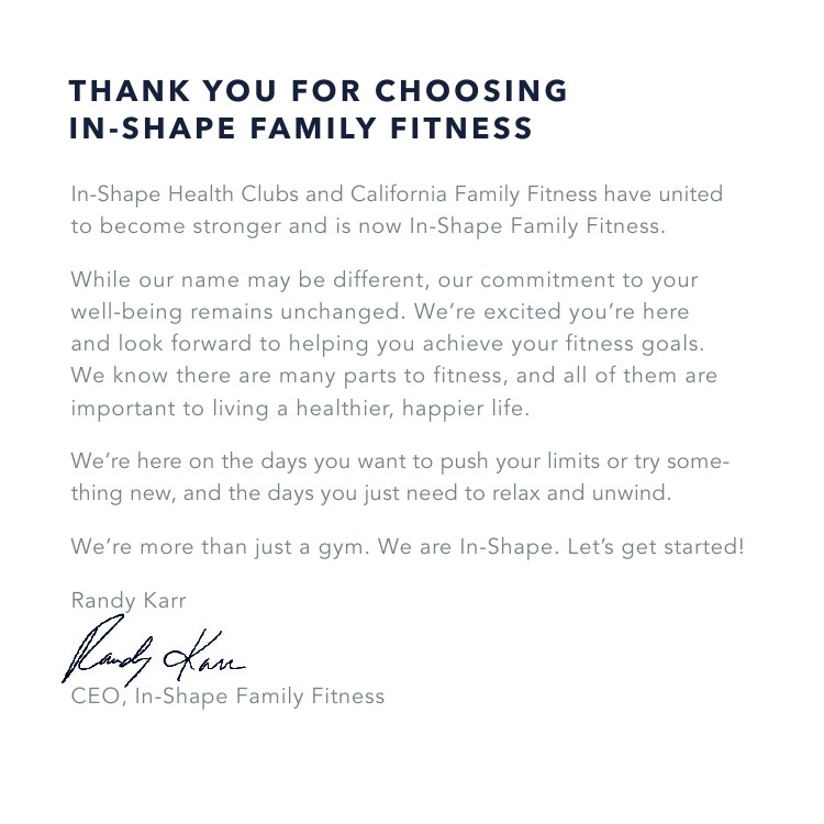 In-Shape Family Fitness Digitial Guidebook - Powered by PageTurnPro.com