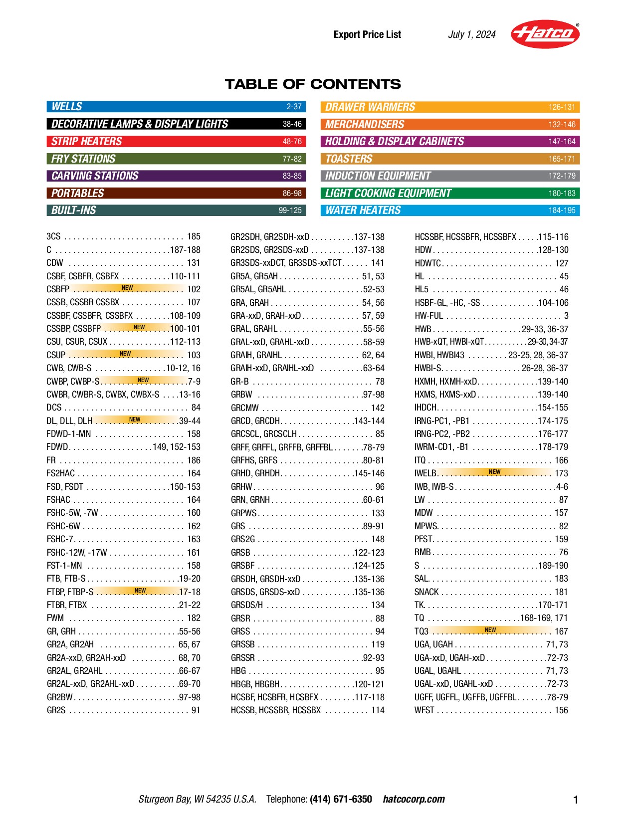 July 2024 Export US Dollar Equipment Price List - Powered by ...