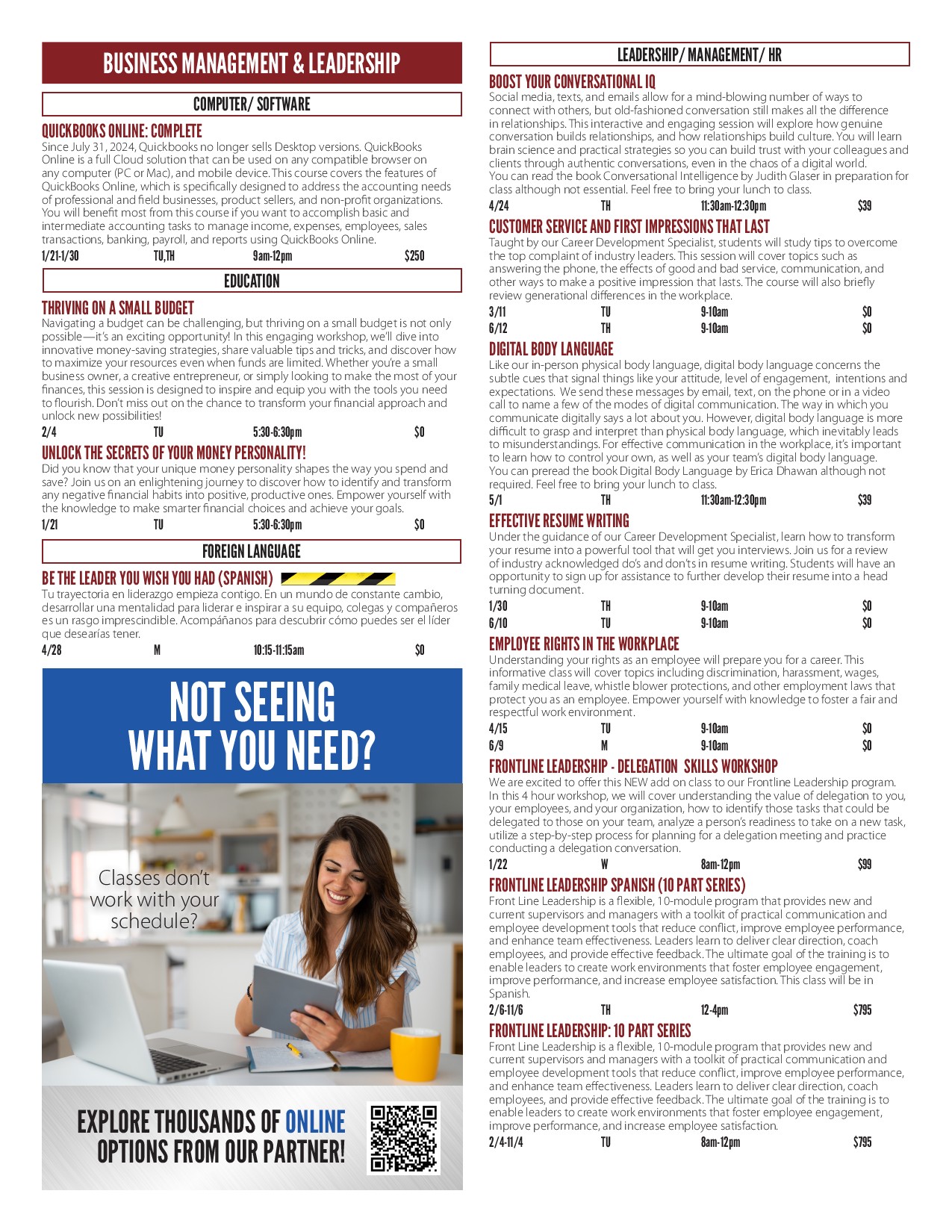 Short Term Courses Catalog Spring 2025.pdf - Powered by PageTurnPro.com