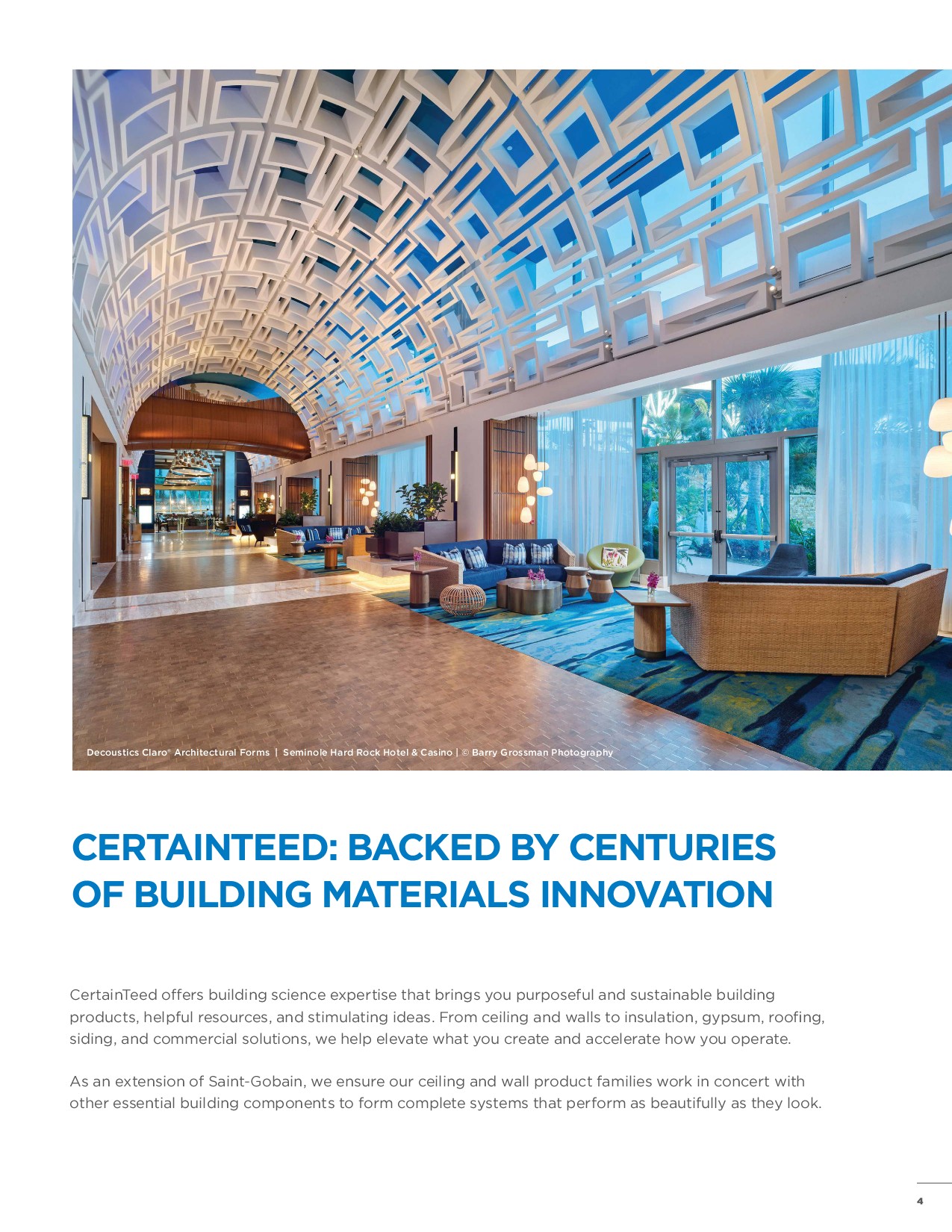 CertainTeed Ceilings & Walls Product Guide - Powered by PageTurnPro.com