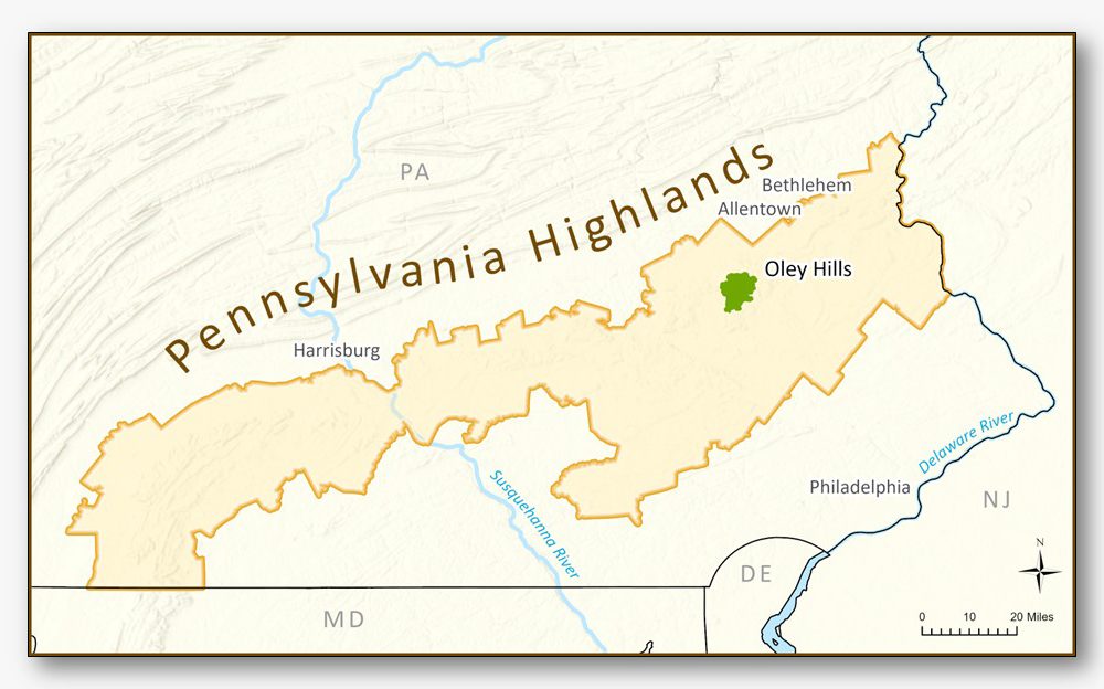 Conservation Atlas Spotlight - Oley Hills - Pennsylvania Highlands