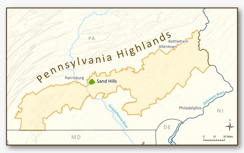 Conservation Atlas Spotlight - Sand Hills - Pennsylvania Highlands