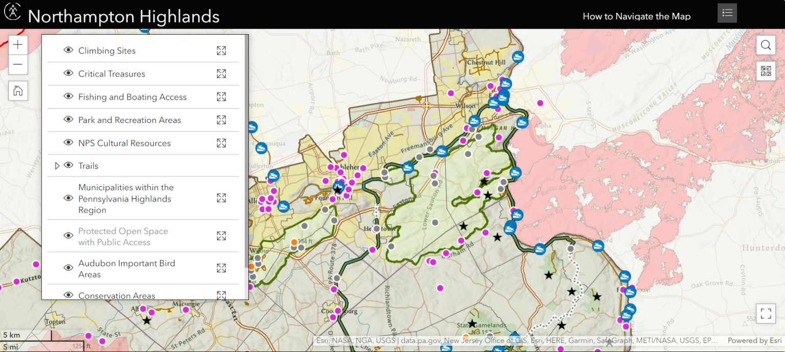 Conservation Atlas Spotlight - Northampton Highlands - Pennsylvania ...