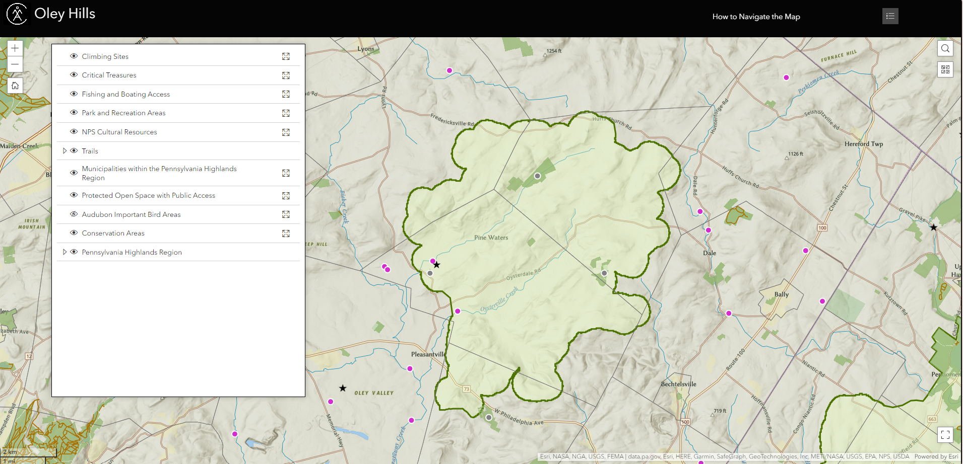 Conservation Atlas Spotlight - Oley Hills - Pennsylvania Highlands