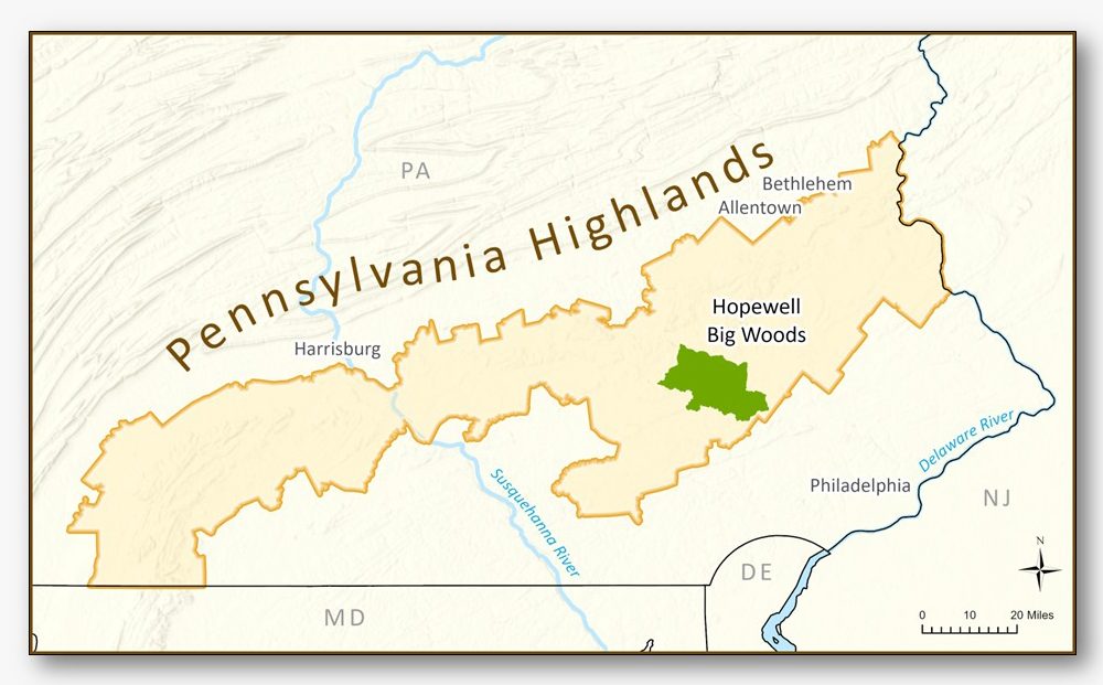 Conservation Atlas Spotlight - Hopewell Big Woods - Pennsylvania Highlands