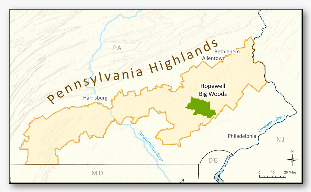 Conservation Atlas Spotlight - Hopewell Big Woods - Pennsylvania Highlands
