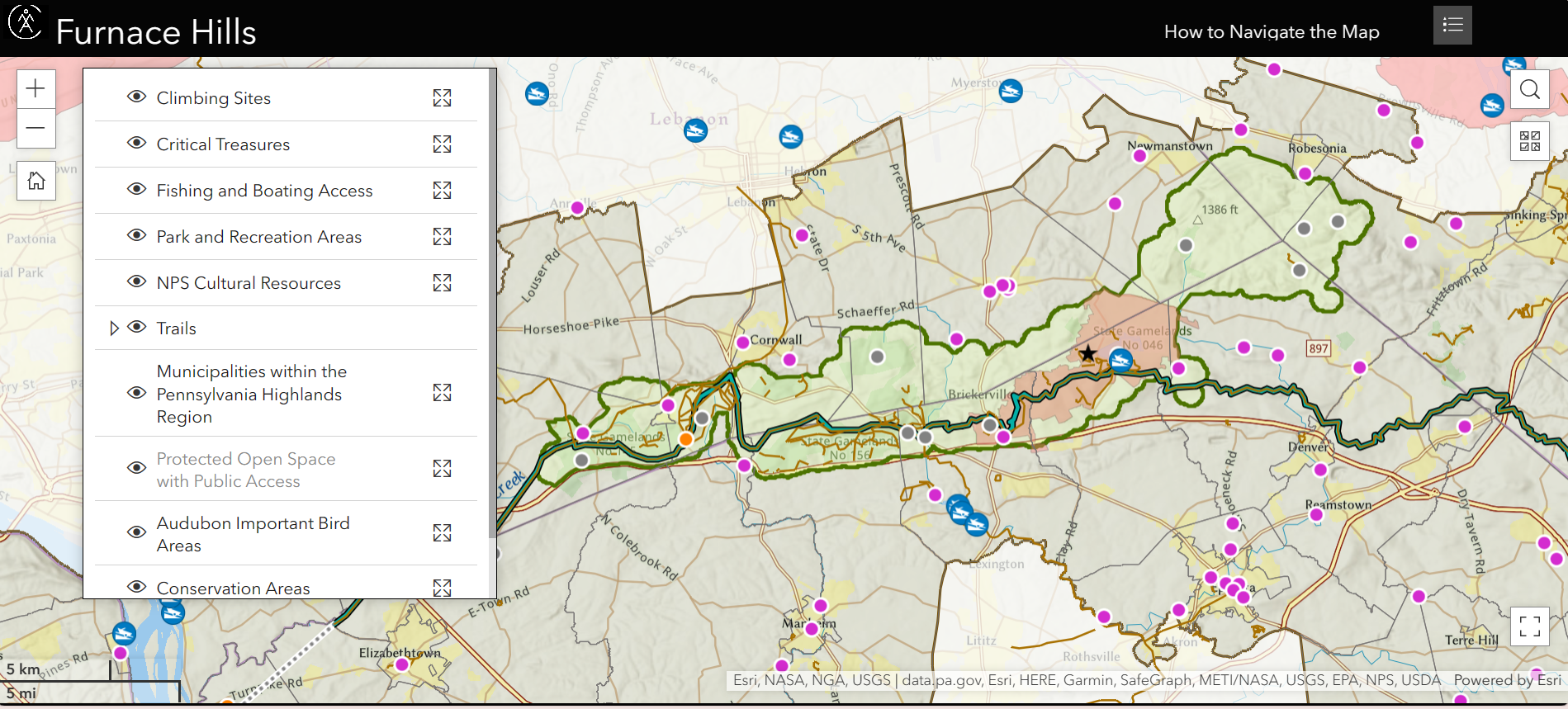 Conservation Atlas Spotlight - Furnace Hills - Pennsylvania Highlands