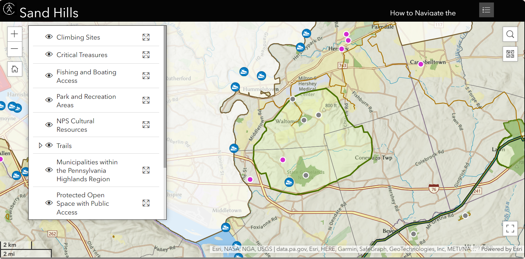 Conservation Atlas Spotlight - Sand Hills - Pennsylvania Highlands