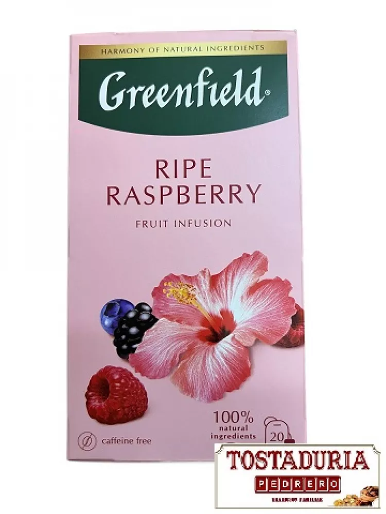 Te Greenfield Ripe Raspberry 20 Bol Greenfield - Tostaduría Pedrero