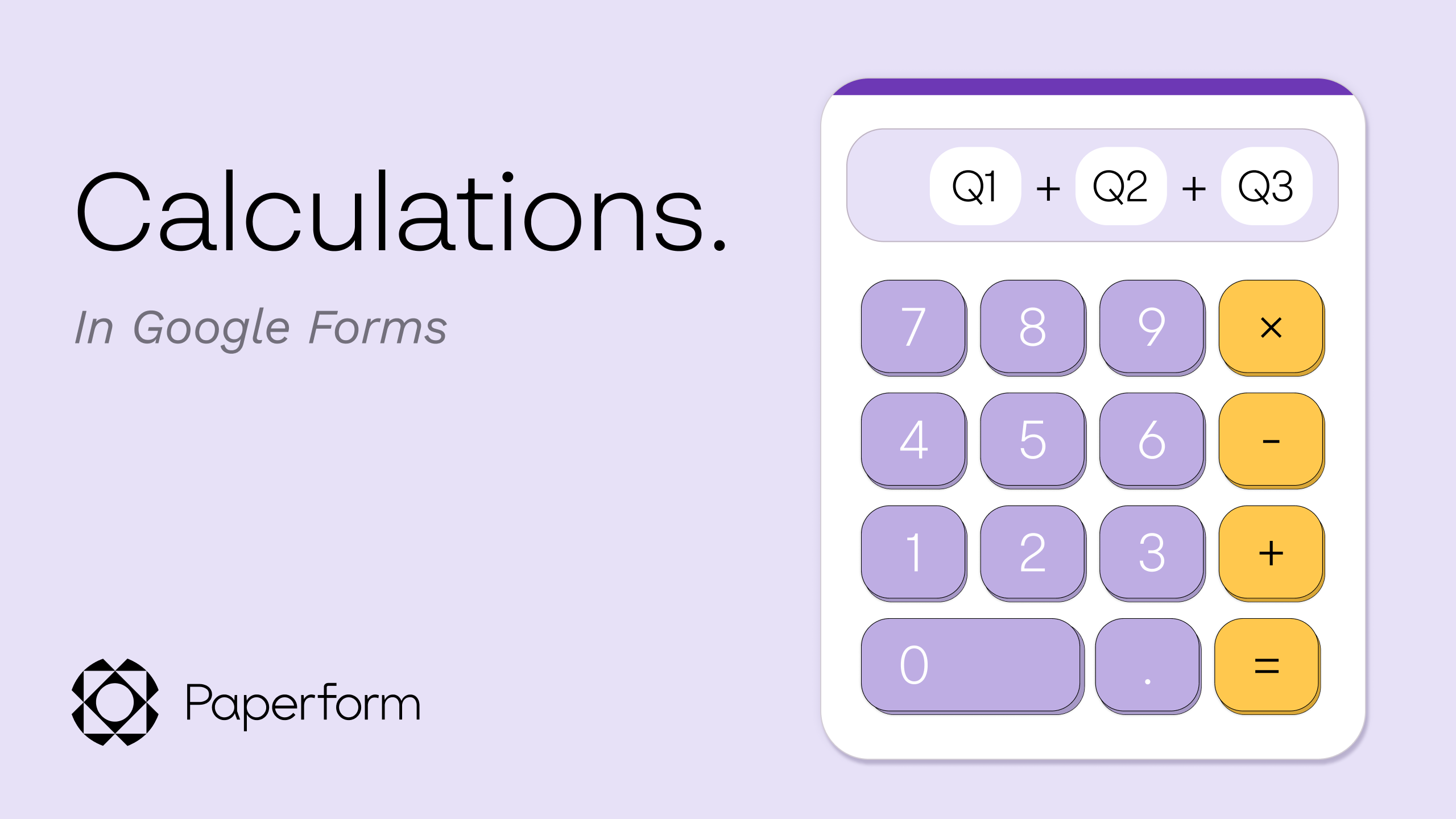 How To Add Points And Calculations In Google Forms