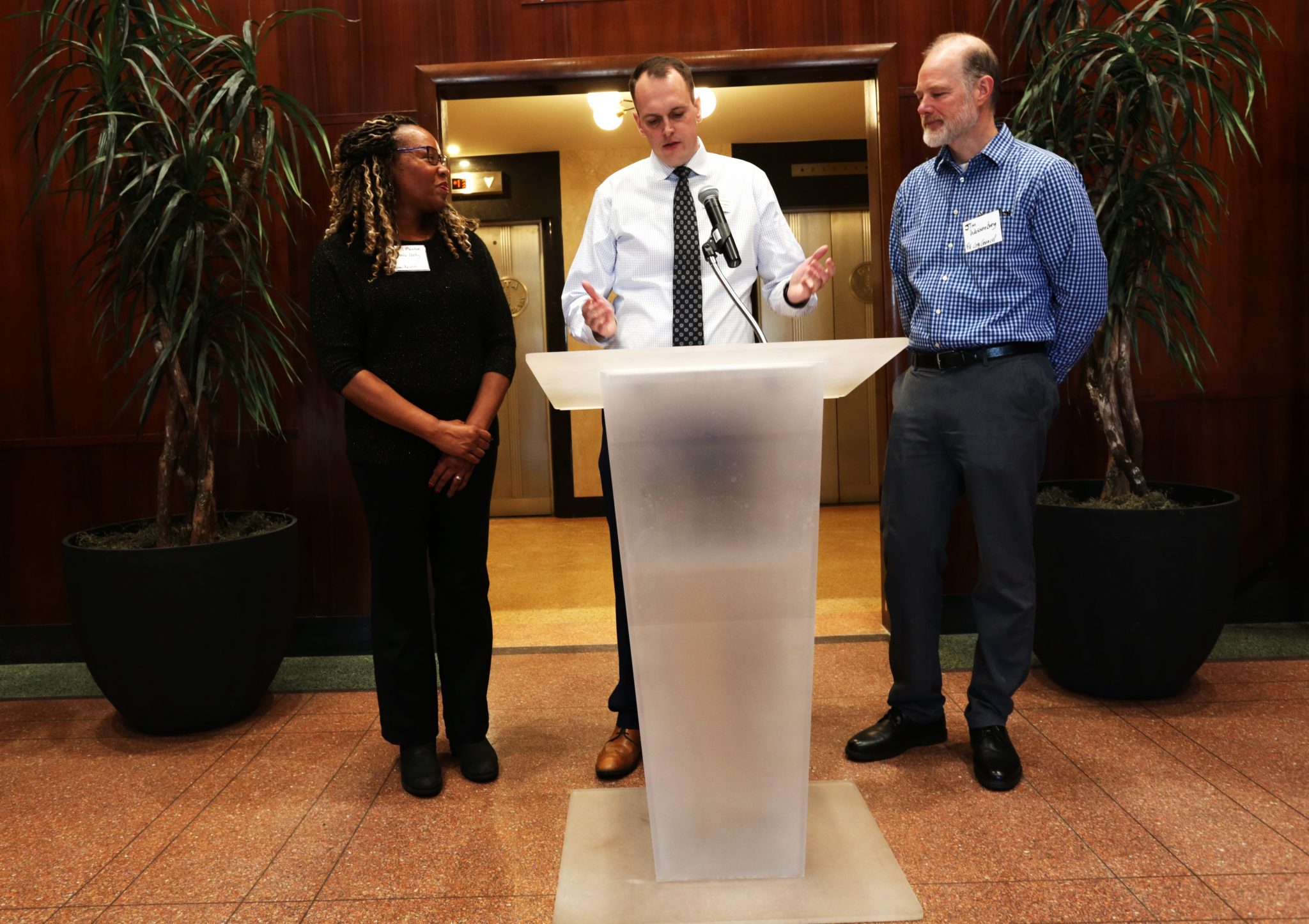 BREAKING NEWS! Officials celebrate opening of Amber Union apartments ...