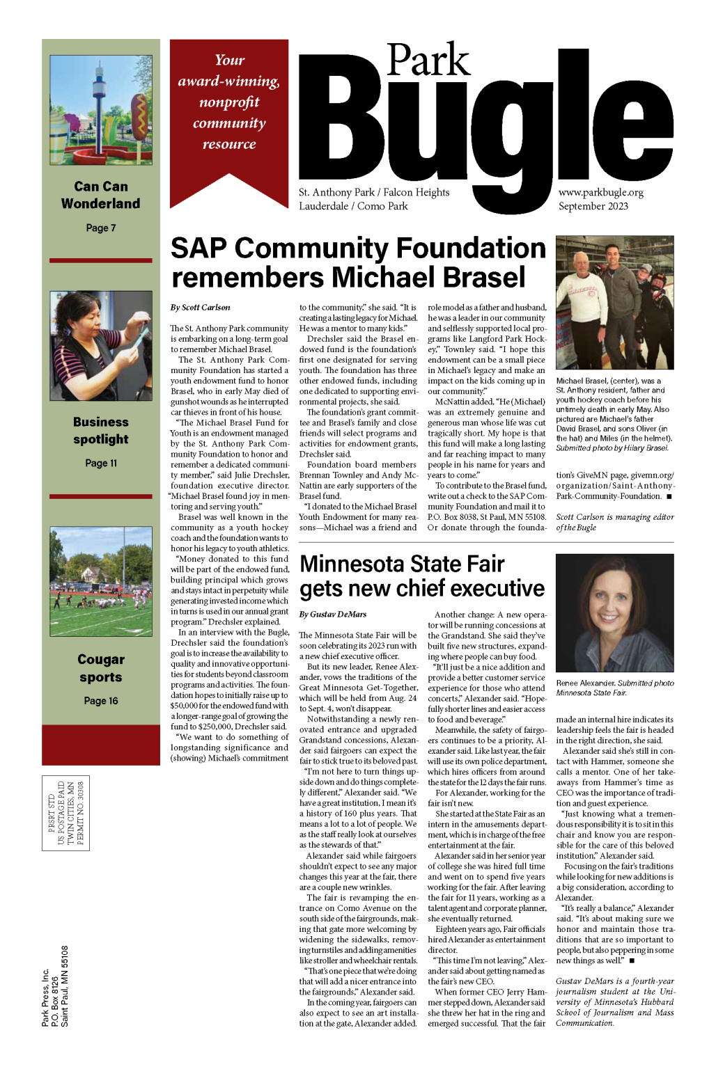 Kids’ Corner – Park Bugle