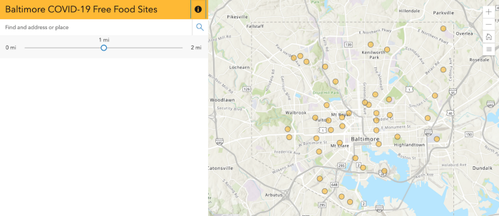 Baltimore Free Food Map Site – Participedia