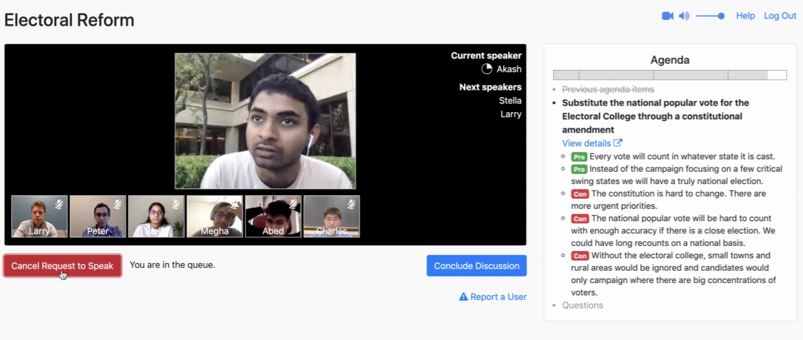 Stanford Online Deliberation Platform – Participedia