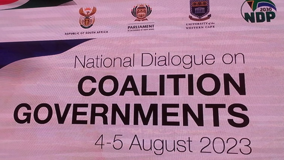 The tracking of the national dialogue on coalition as a process of ...