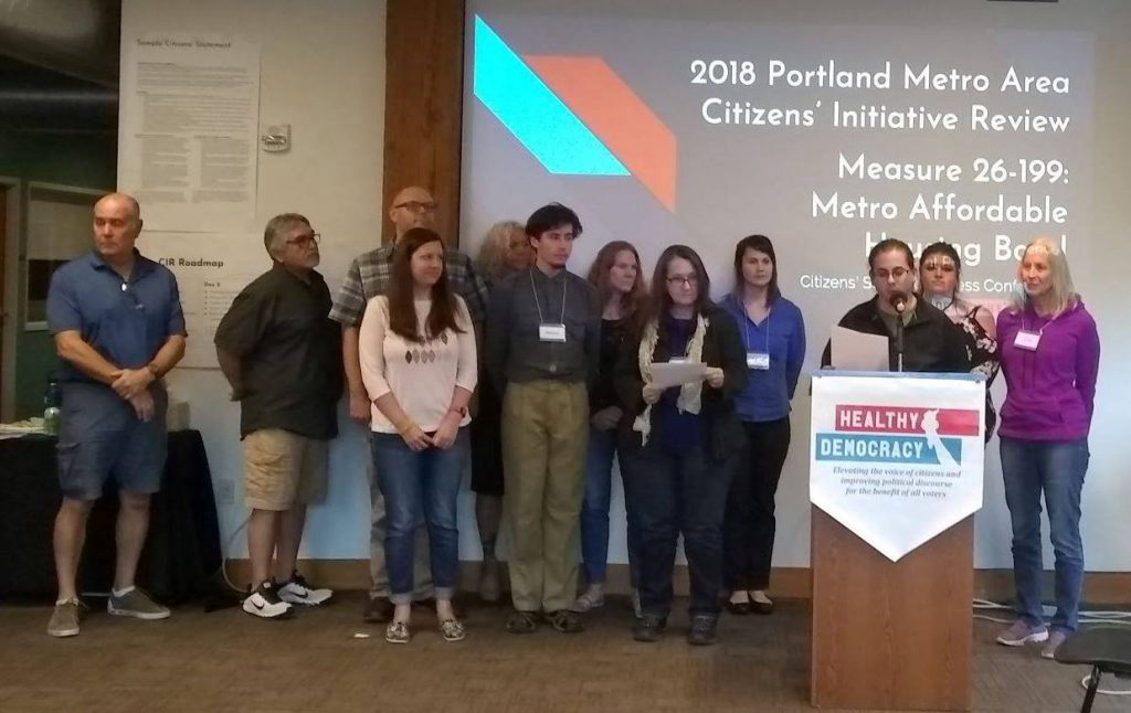 Oregon Citizens' Initiative Review (CIR) on Measure 26-199: Portland ...