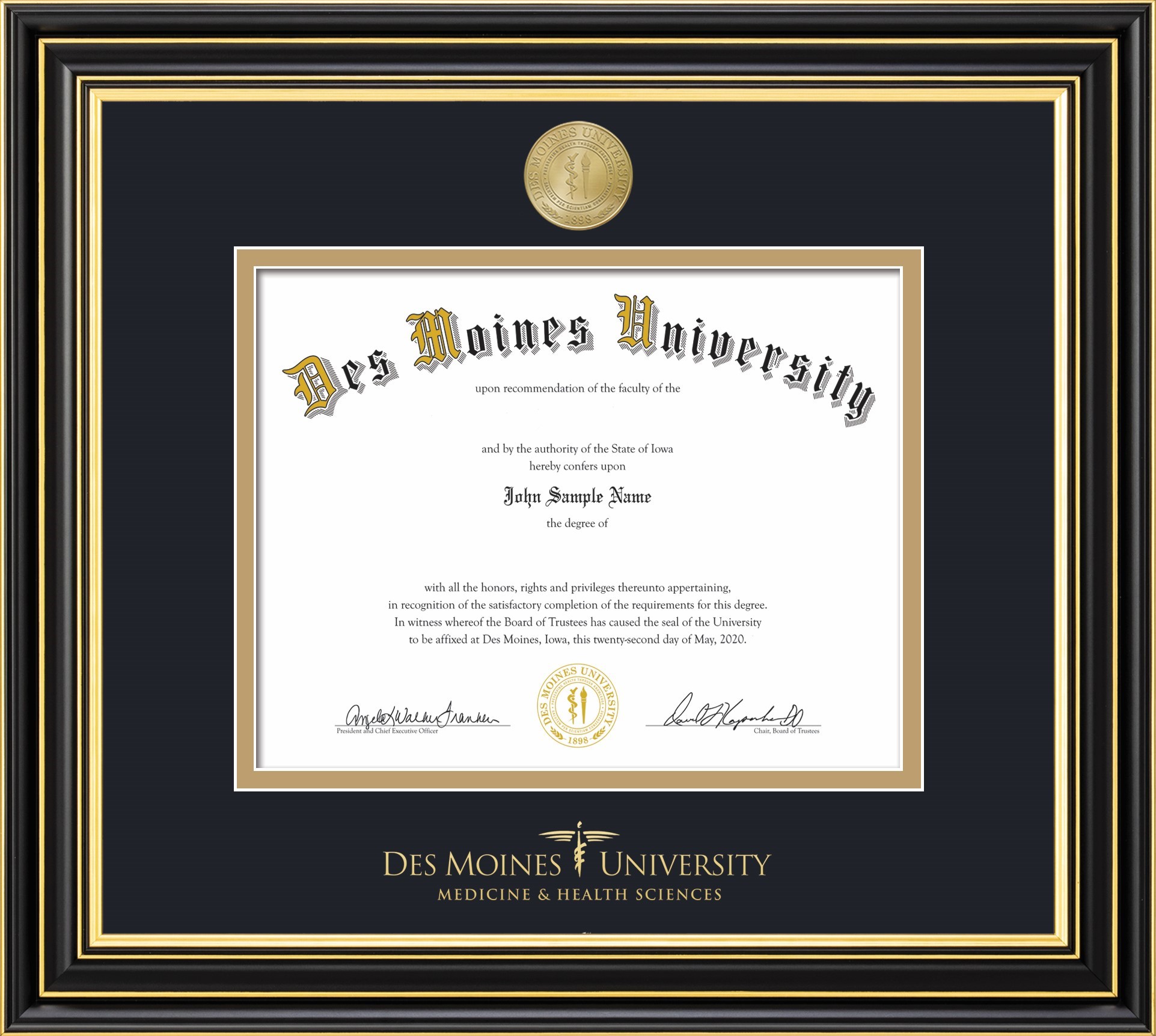 Campus Store : Prestige Master Diploma Frame with Medallion