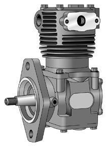 Remanufactured Compressor EL850 2-Hole Flange Mount