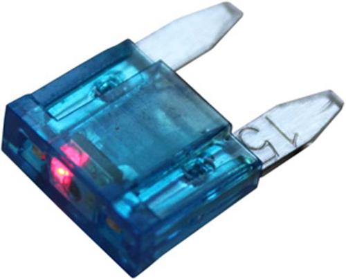 15A Mini Led Blade Fuse Package of 5 Fuses