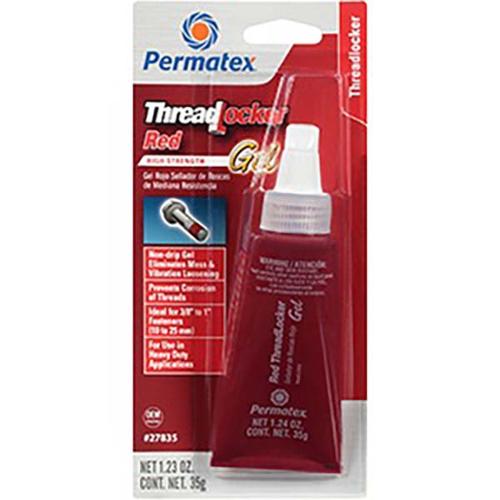 Red High Strength 271 GEL Threadlocker, 35g Tu