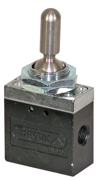 Air Valve Toggle Style 4 Way 3 Position