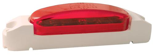 SuperNova® Thin-Line LED Clearance Marker Lights, White Body - Red Lens