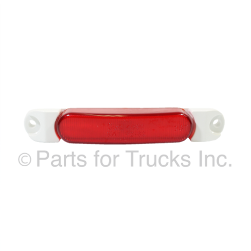 SuperNova® Thin-Line LED Clearance Marker Lights, White Body - Red Lens