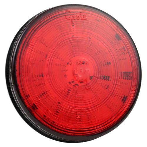 LED 4" Grommet Mt 24 Volt, Red