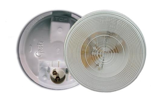 Dome Lamp, Male Pin, Cle Torsion MountÂ® II Clear