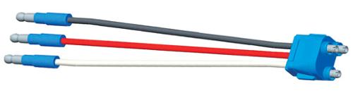 Stop Tail Turn Three-Wire Plug-In Pigtails For Female Pin Lights, 8" Long