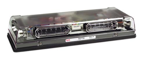 17" Lo Pro LED Bar Lamp Amb/Blue Clear Lens WS