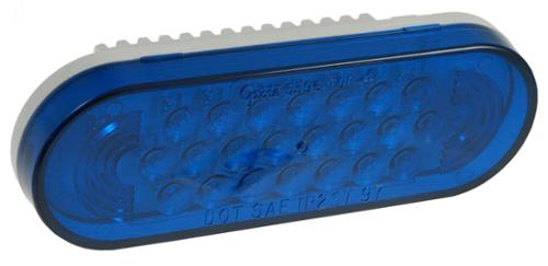 Oval Led Strobe Lights, Blue