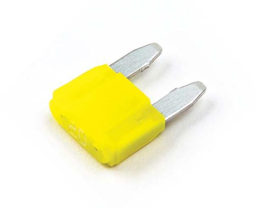Miniature Blade Fuses, Yellow 5 Pack