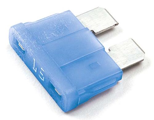 Standard Blade Led Fuses, Blue 2 Pack