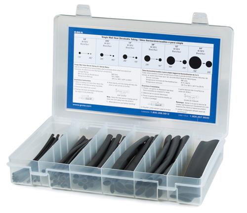 Dual & Single Wall Tubing Kits, Single Wall, Black