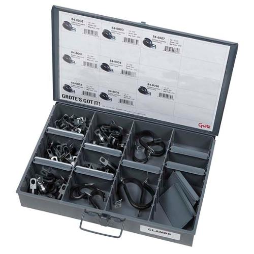 Insualted Rubber Clamp Fleet Kit Assortmt