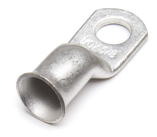 Tin Plated Copper Tube Lugs, 6 Gauge, 3/8, Bulk