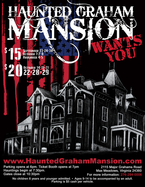 Haunted Graham Mansion 2016 | Event Details | HauntPay