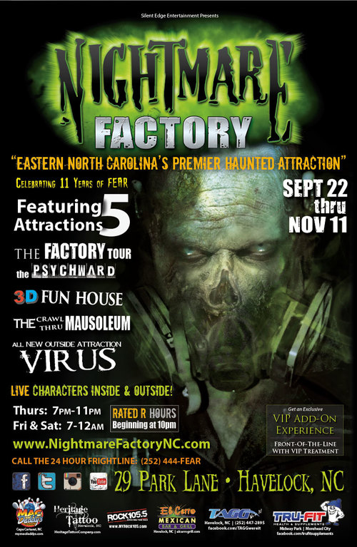 Nightmare Factory 2017 | Event Details | HauntPay