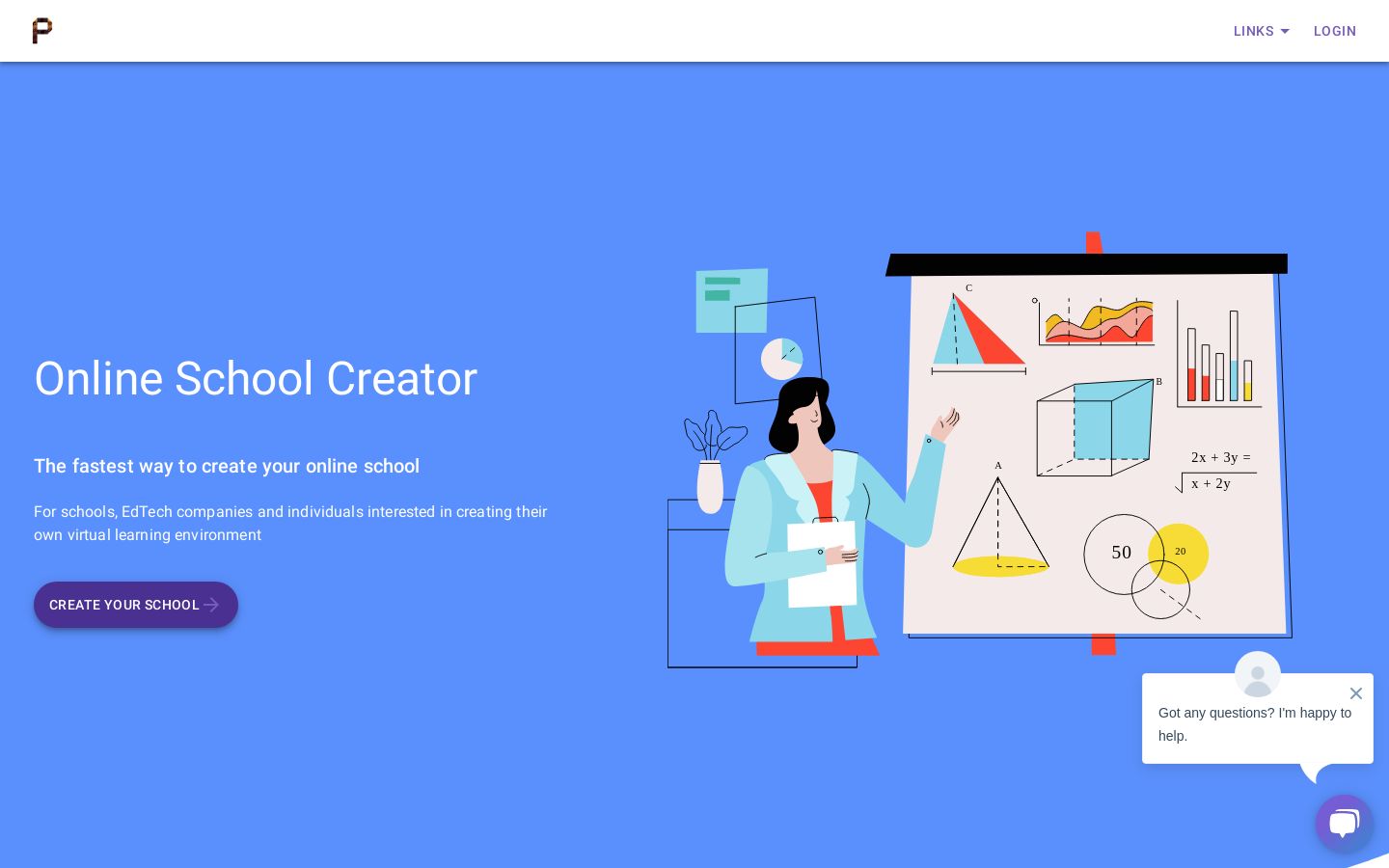 Pledre - The fastest way to create your online school / class