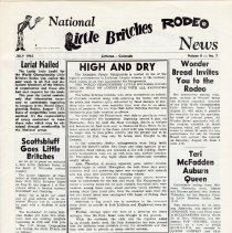 2023.053.052 - Newsletter "National LIttle Britches Rodeo News ...