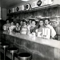 Print, Photographic - Henke's Cafe employees 1955 | McLeod County ...
