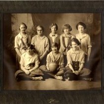 Print, Photographic - 1924 Hutchinson Girls Basketball Team | McLeod ...